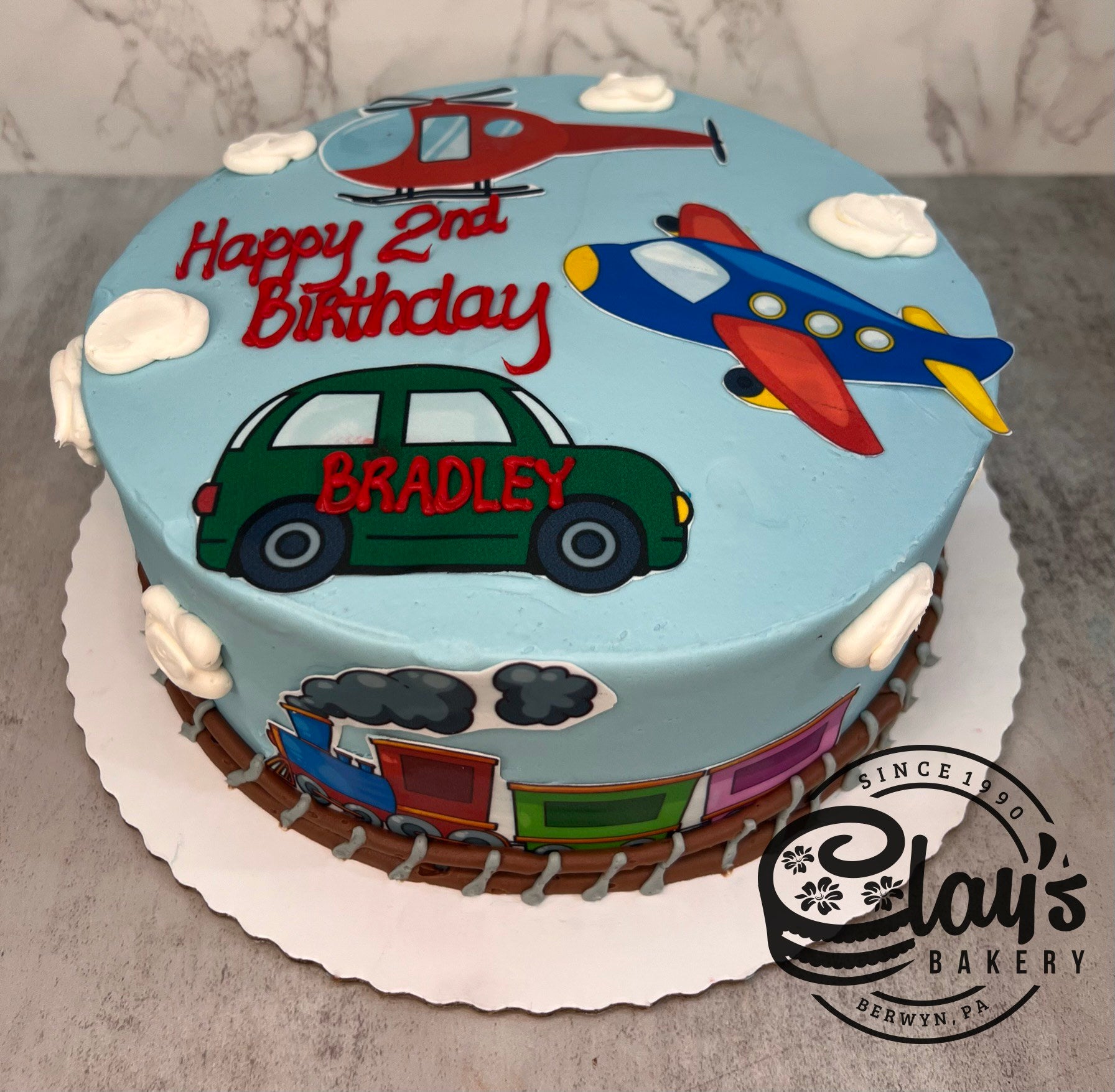 Transportation Cake – Clay's Bakery