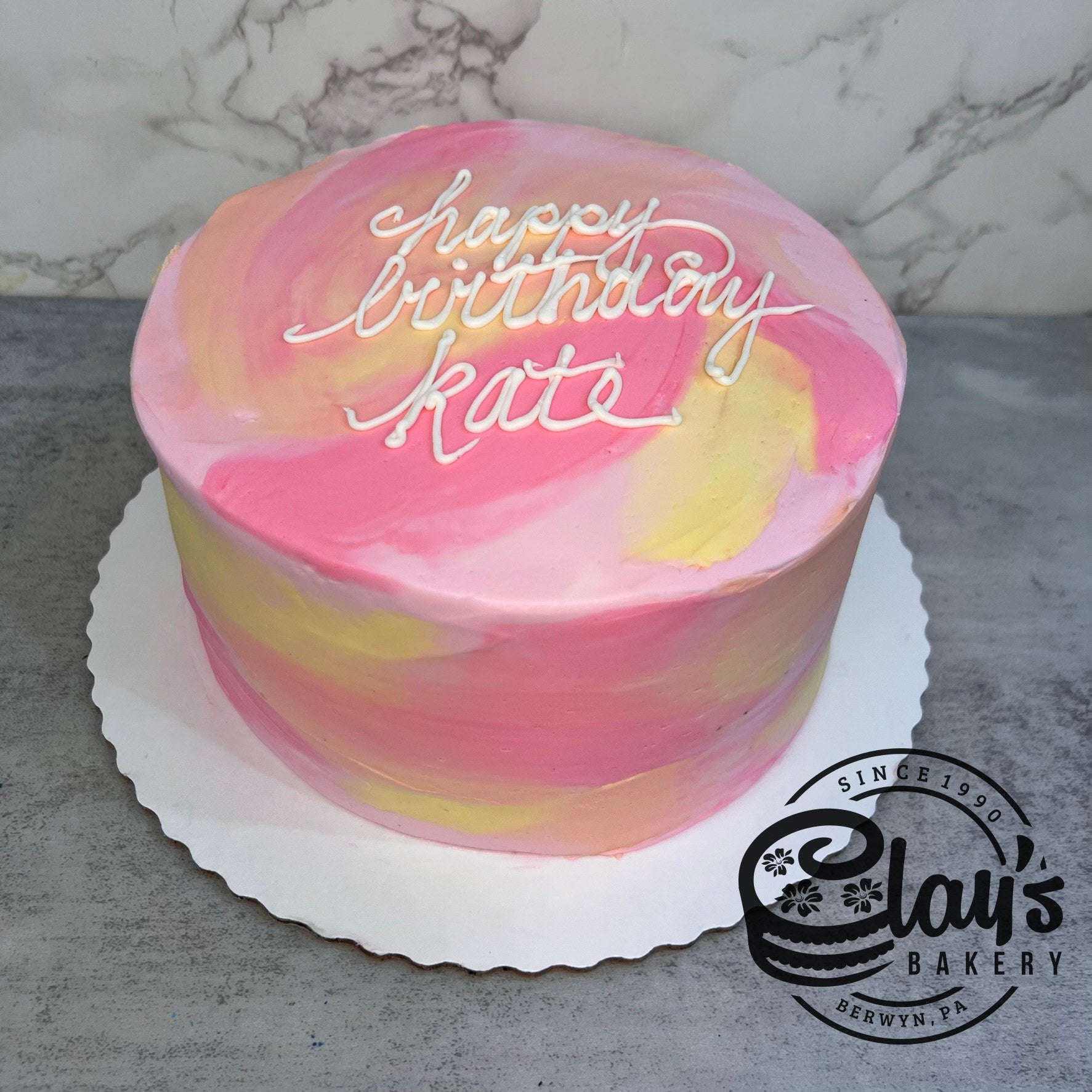 Pink and Peachy Smear – Clay's Bakery