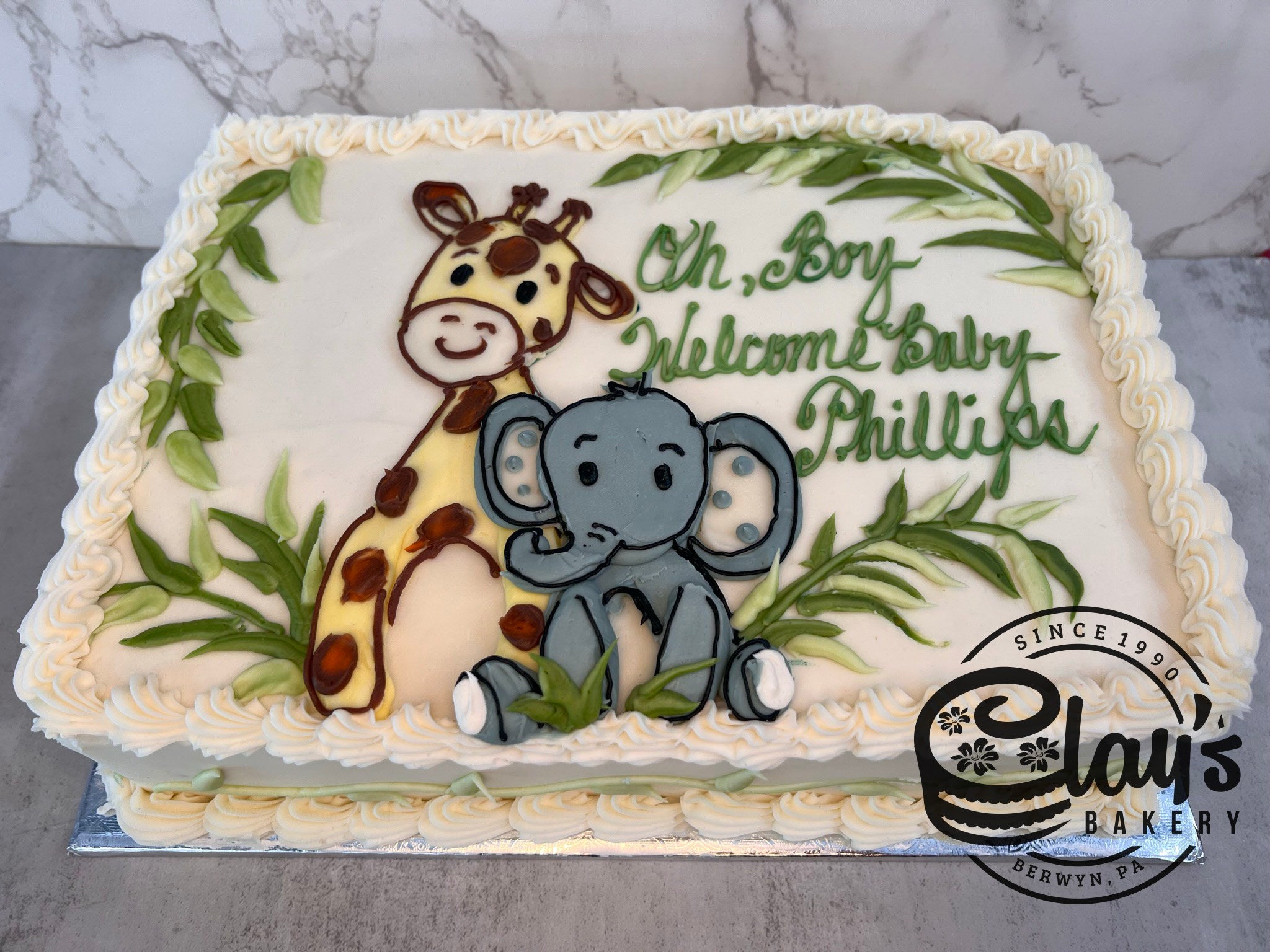 Giraffe and Elephant – Clay's Bakery