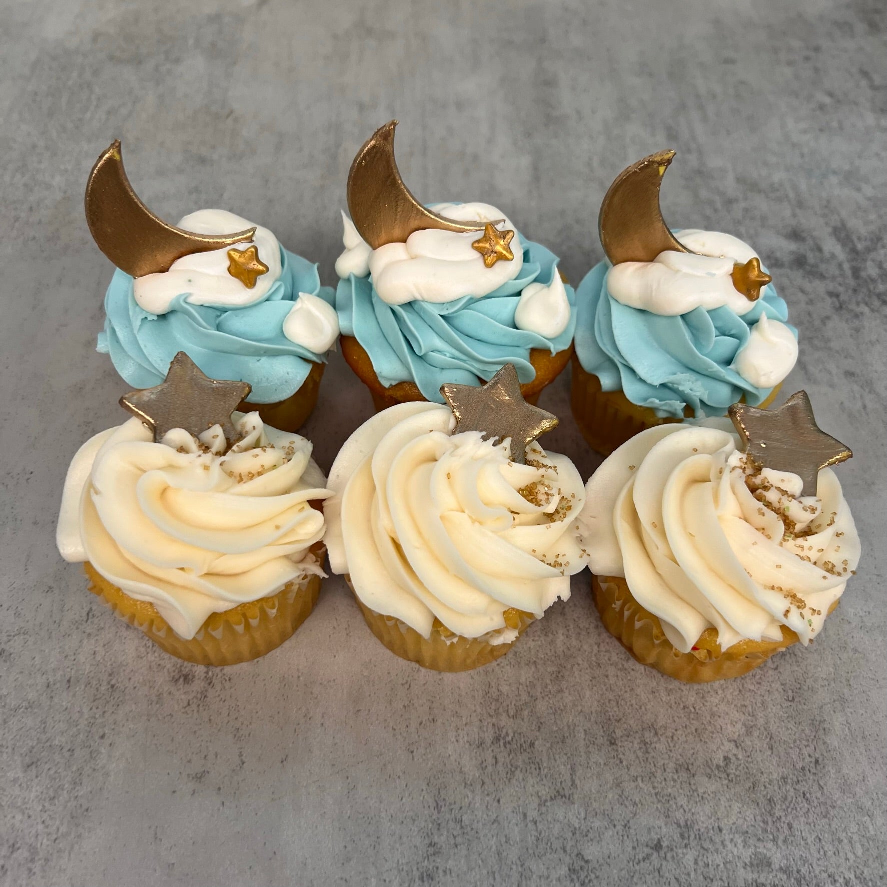 Moon And Star Cupcakes Clay S Bakery