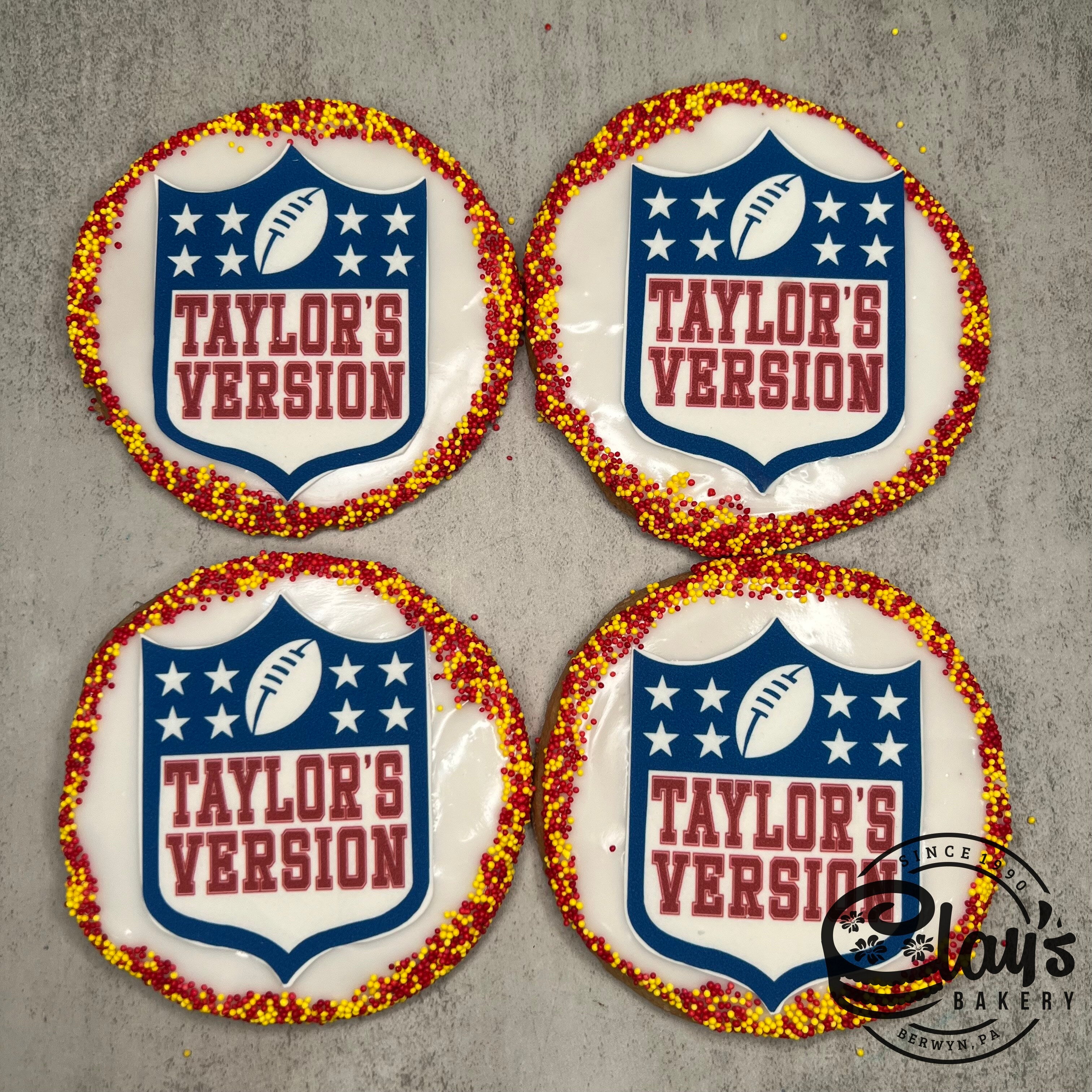 Taylor's Version Cookies – Clay's Bakery