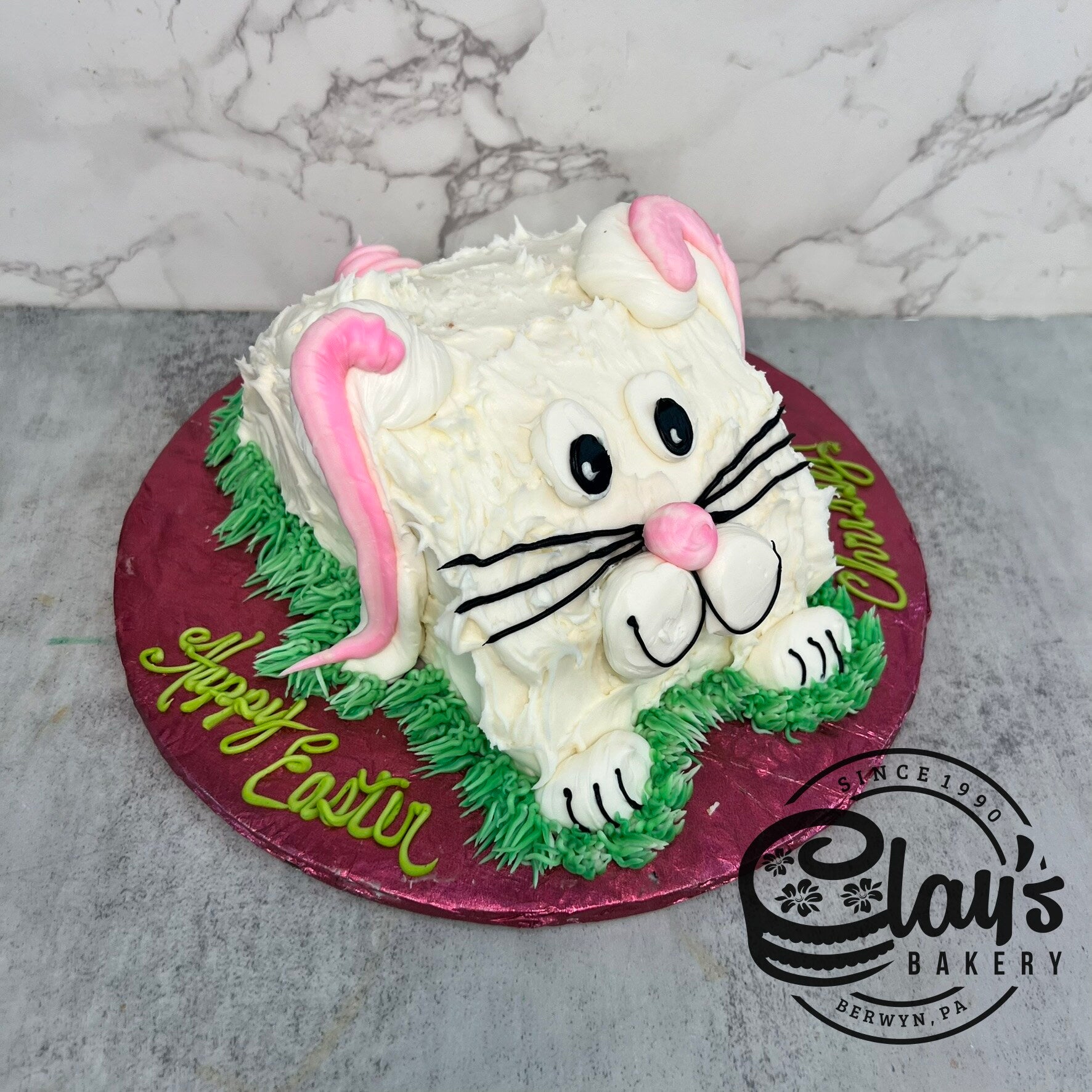 Bunny Shape Cake – Clay's Bakery