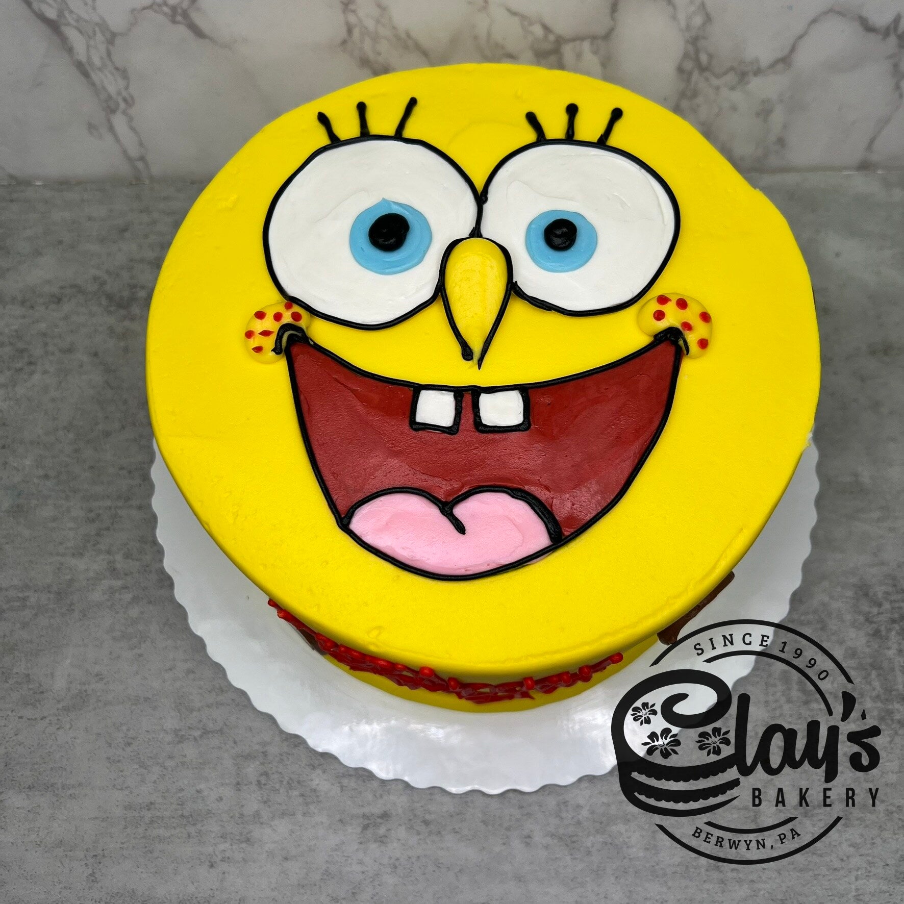 Spongebob Face – Clay's Bakery