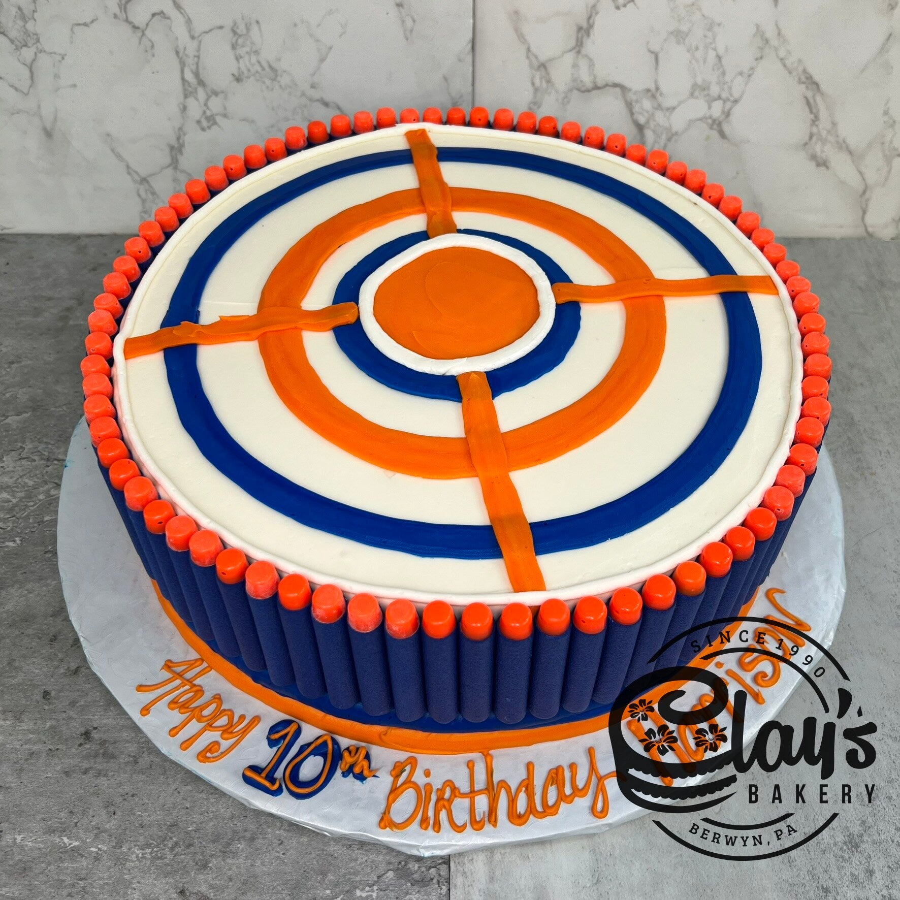 Nerf Bullseye – Clay's Bakery