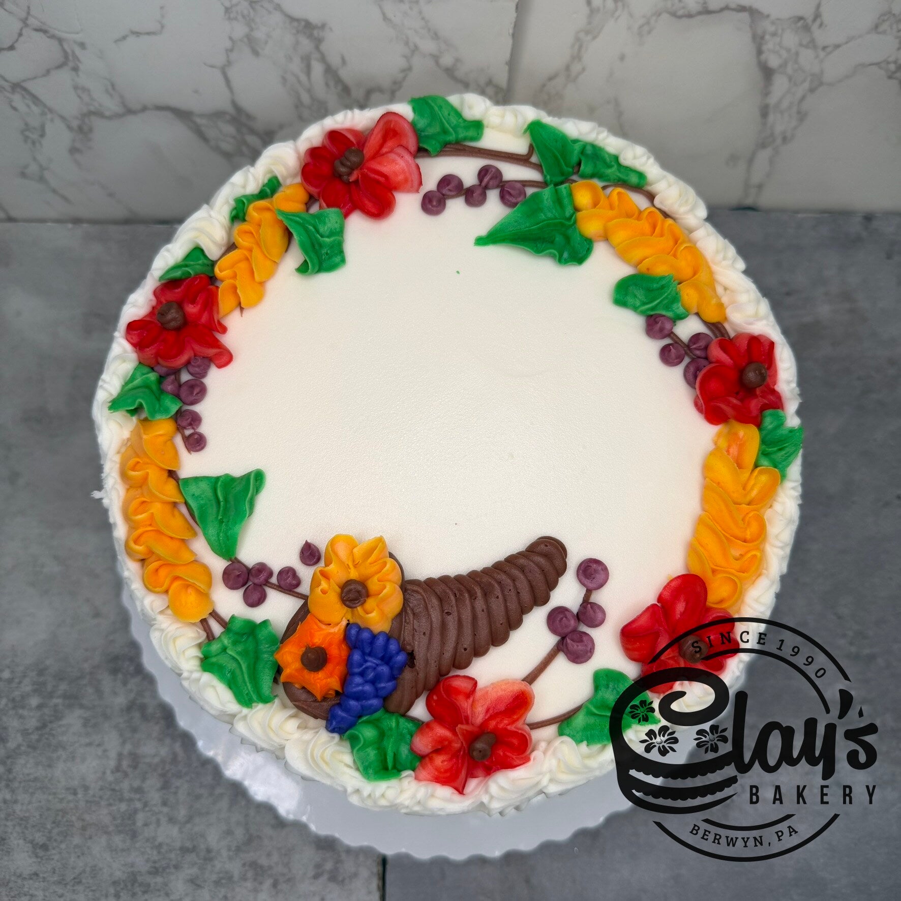 Delicate Cornucopia – Clay's Bakery