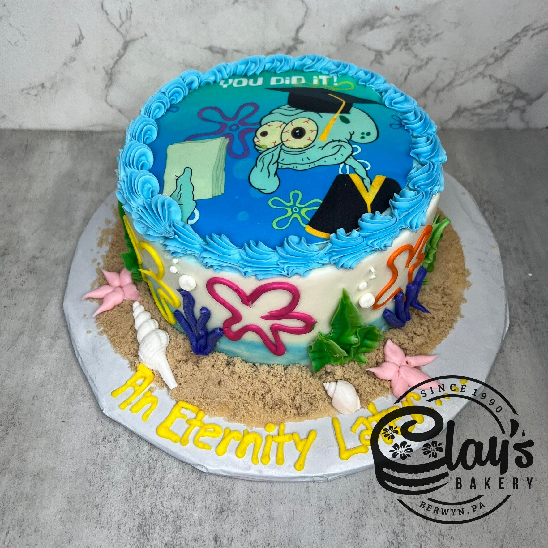 Squidward Graduate – Clay's Bakery