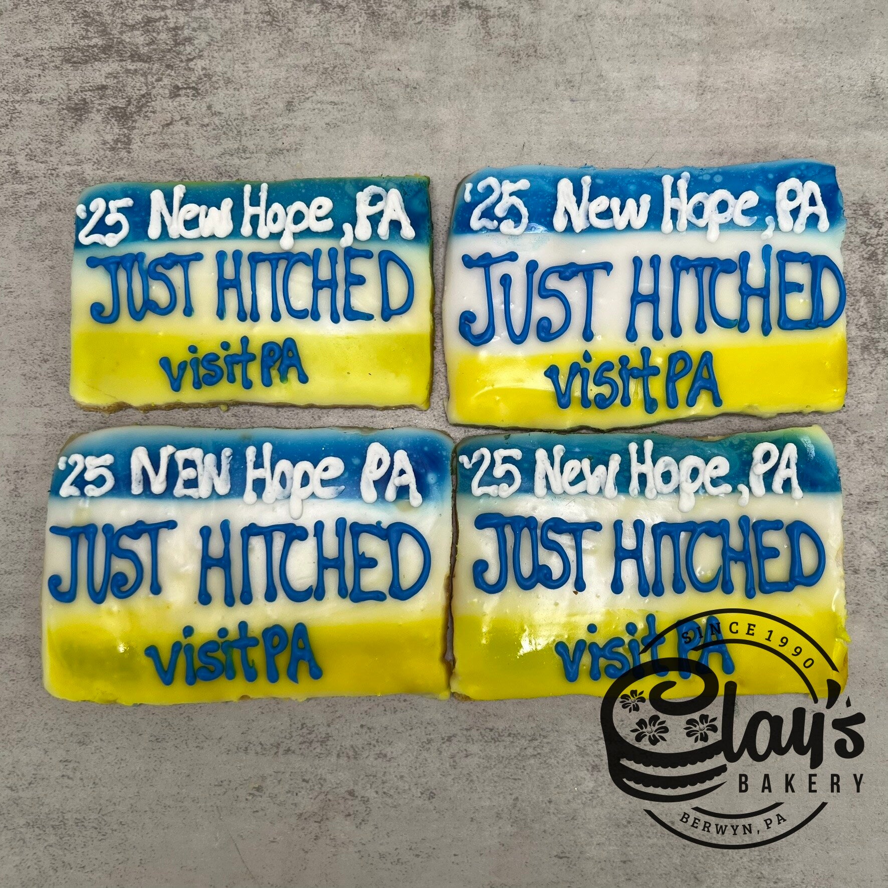 License Plate Cookie – Clay's Bakery