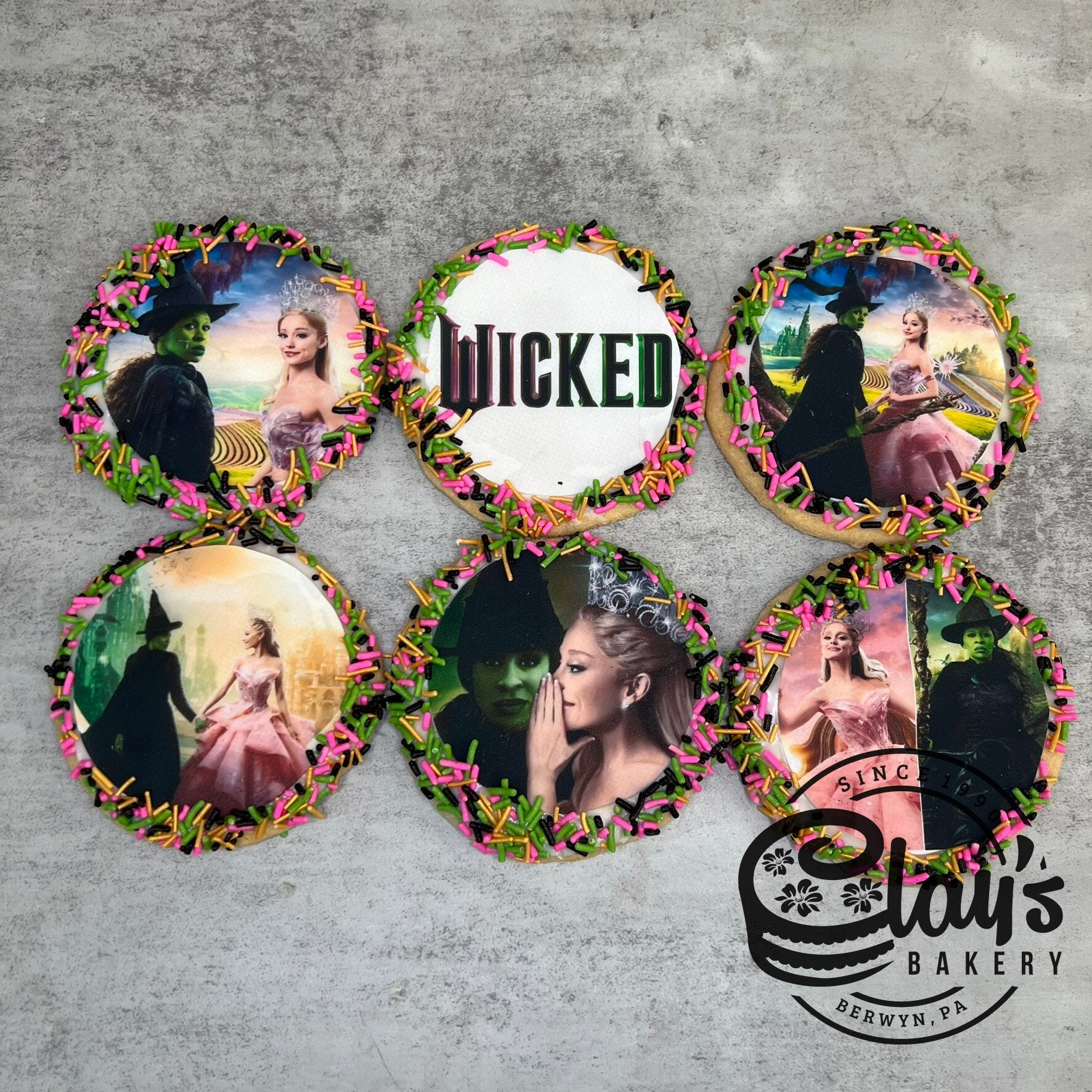 Wicked Image Cookies – Clay's Bakery