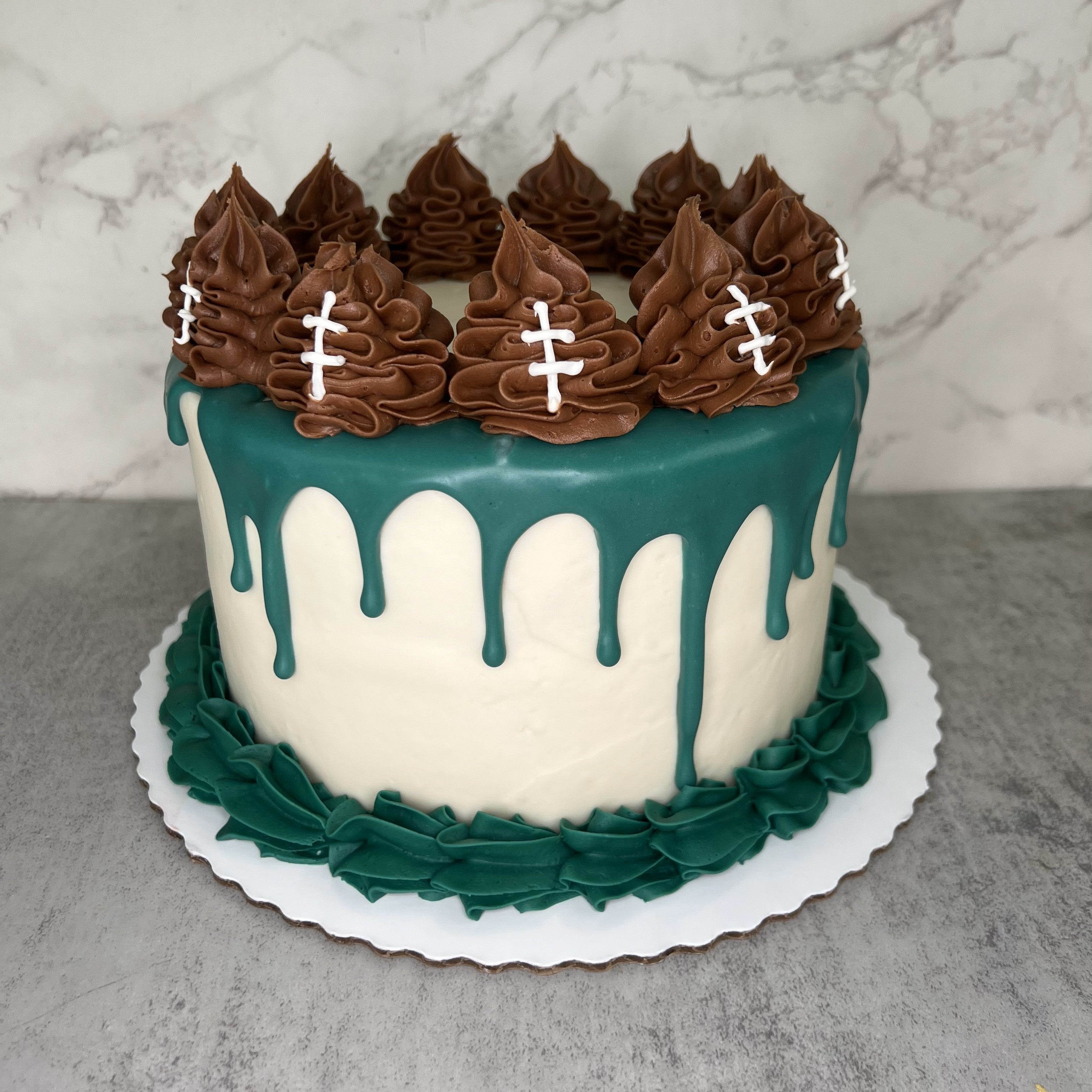 Dripping Football Dollops – Clay's Bakery