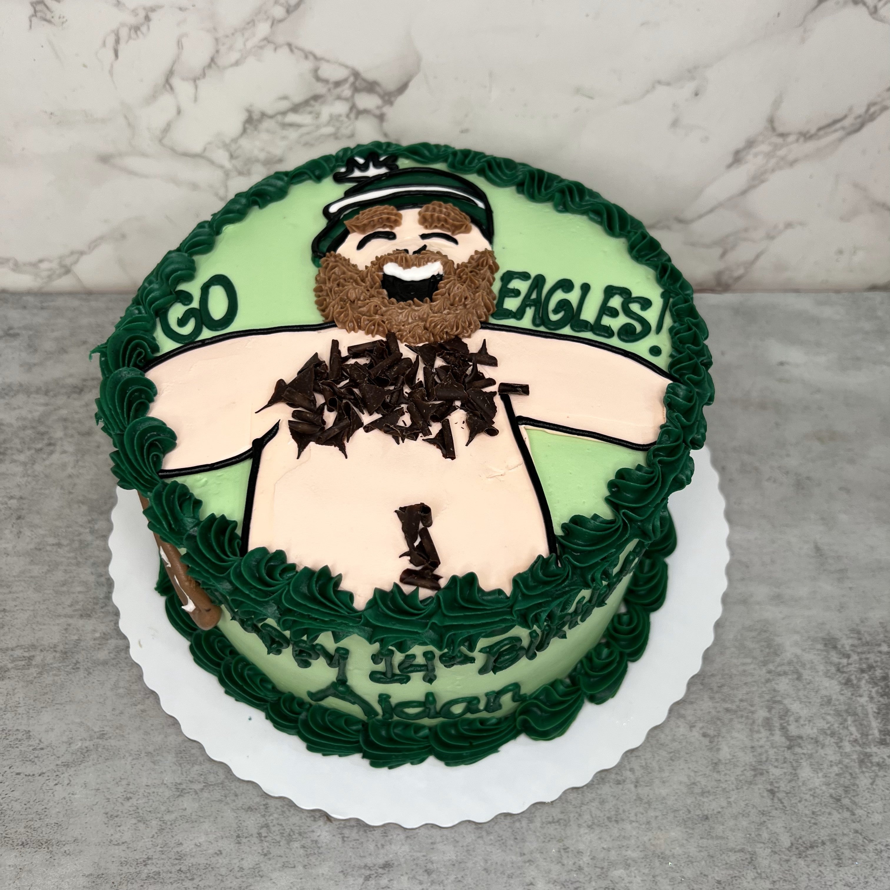 Jason Kelce Chocolate Chest – Clay's Bakery