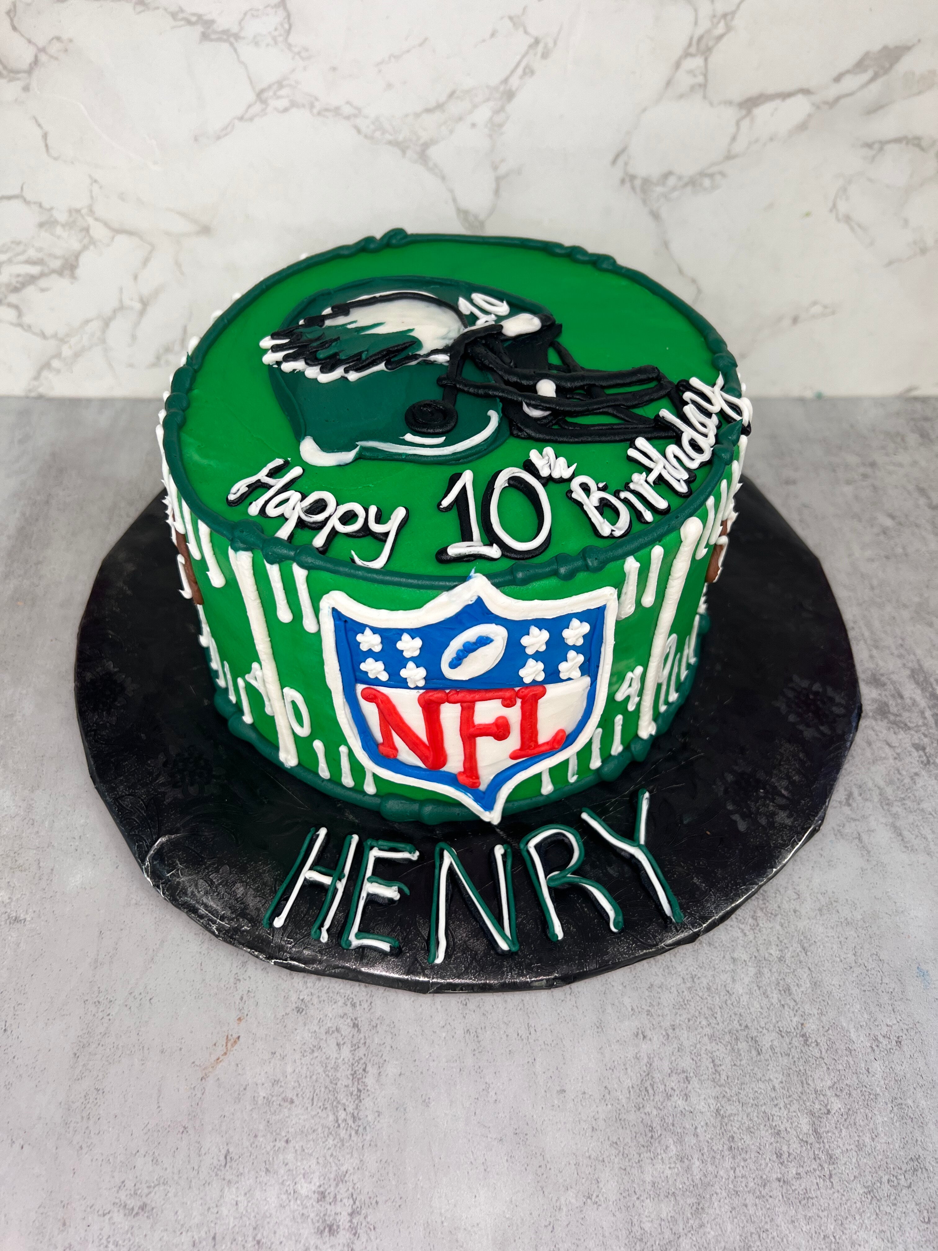 NFL and Helmet – Clay's Bakery