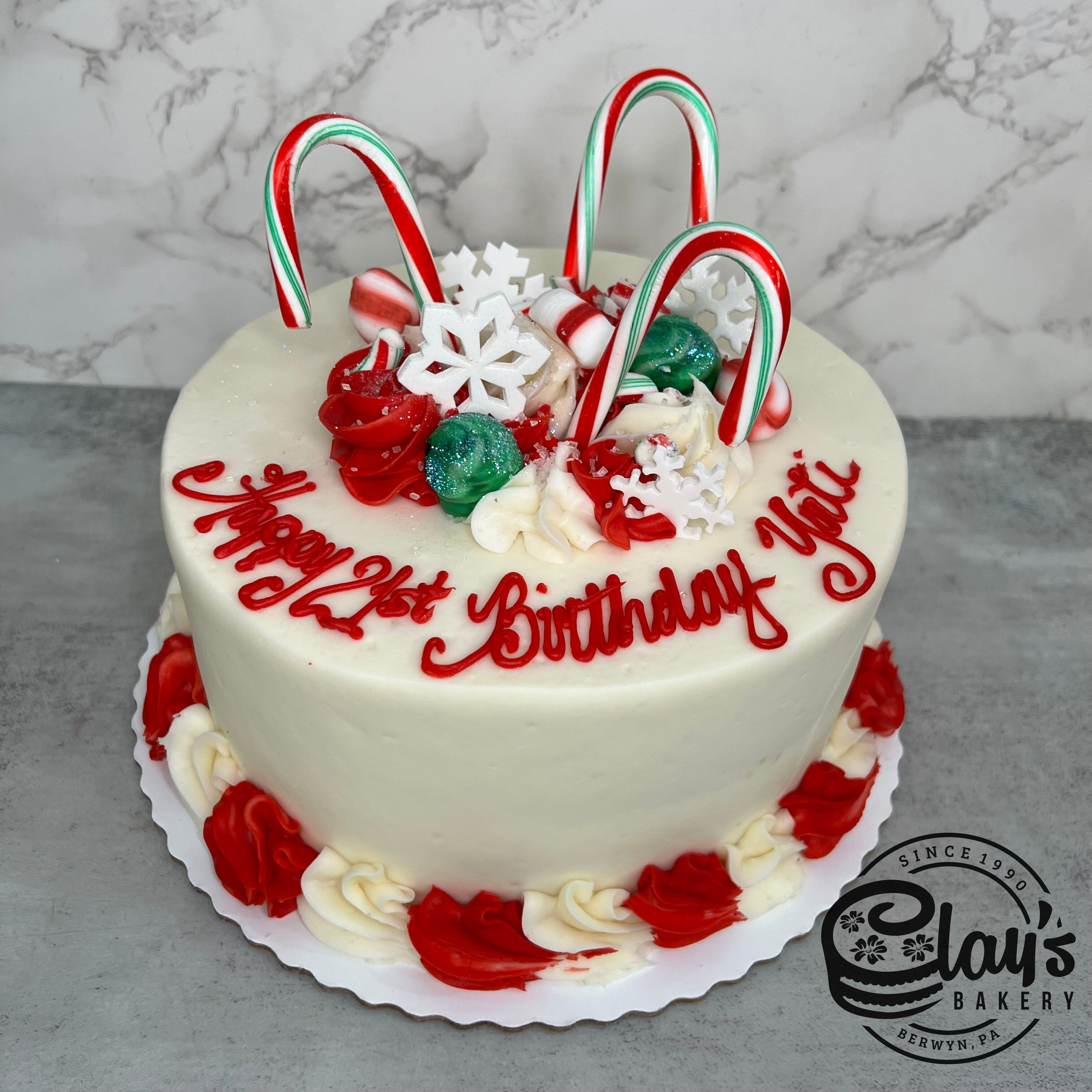 Candy Cane Centered – Clay's Bakery