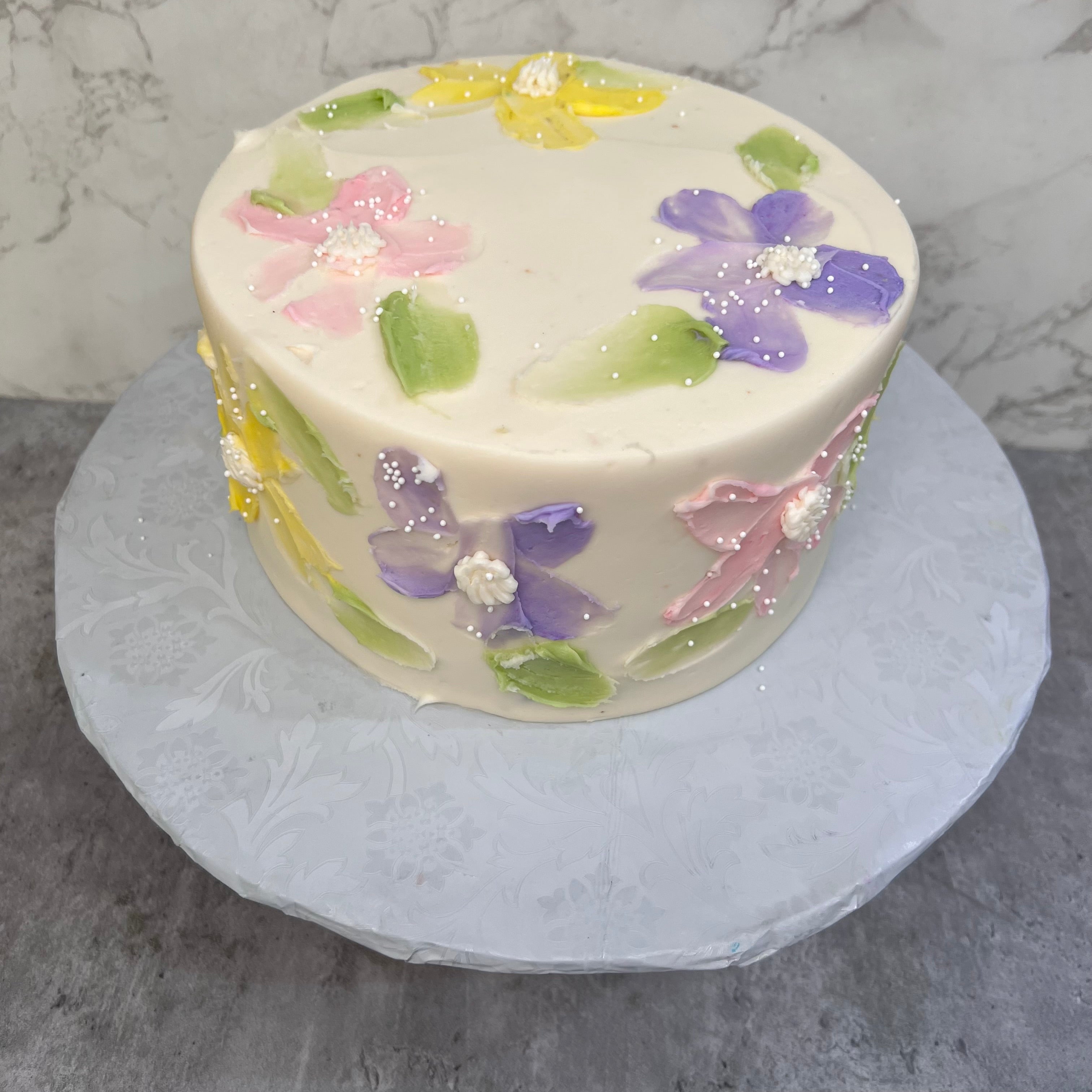 Watercolor Flowers – Clay's Bakery