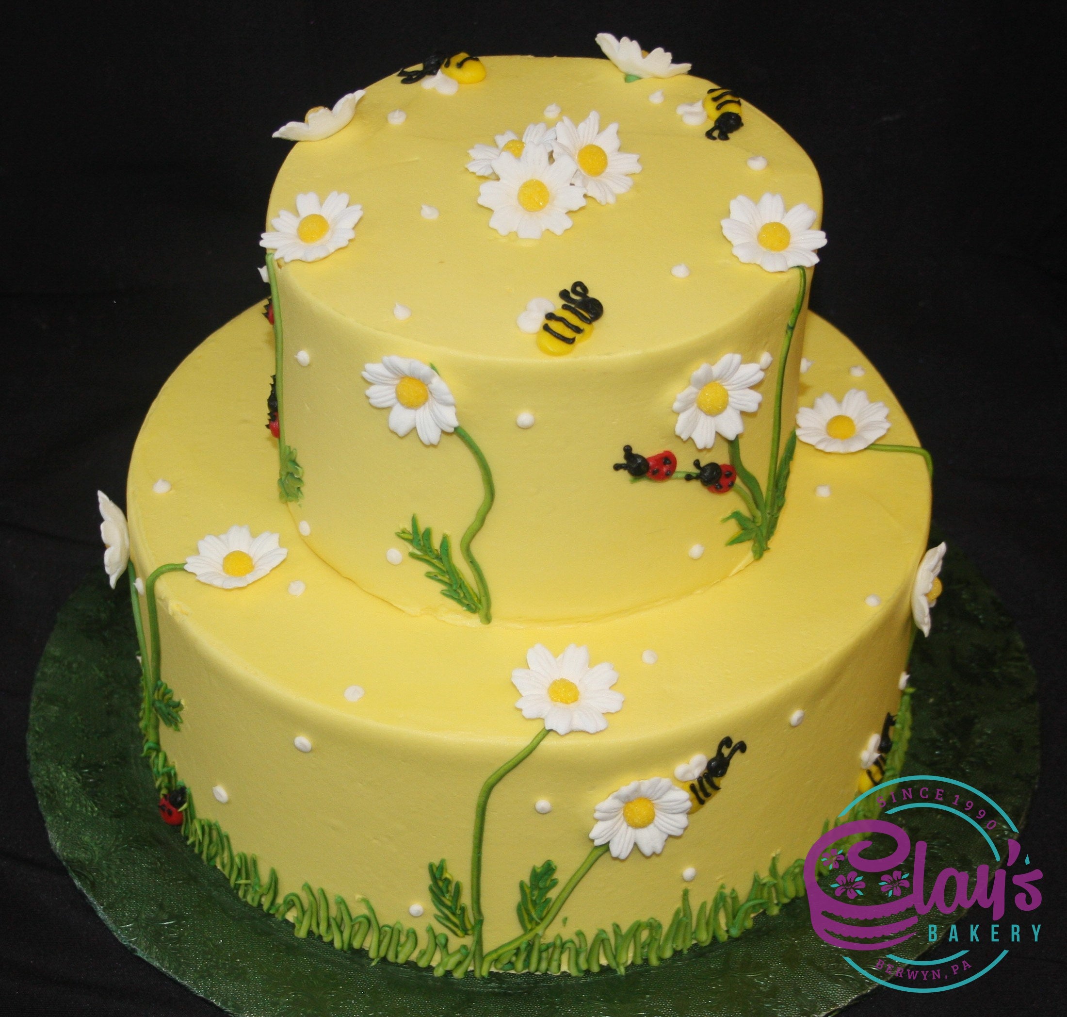 Bees in the Meadow - Two Tier – Clay's Bakery