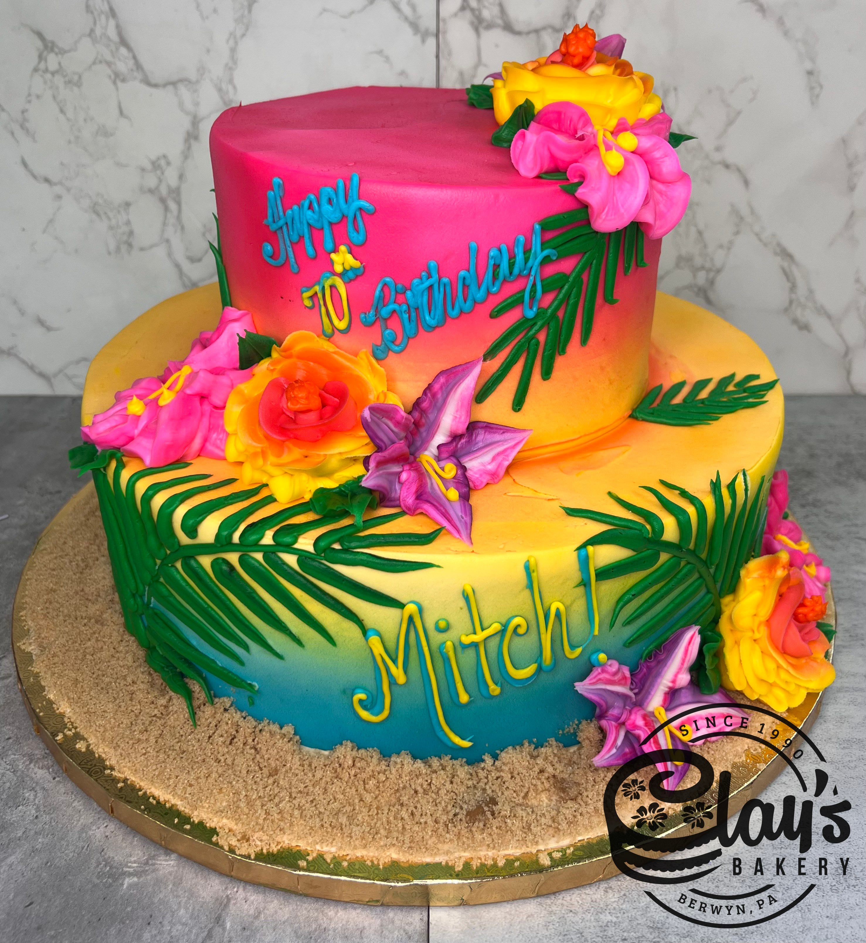 Tropical Paradise - Two Tier – Clay's Bakery