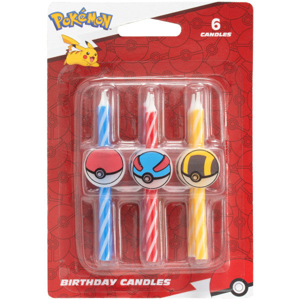 Pokemon - 6 Birthday Candles – Clay's Bakery
