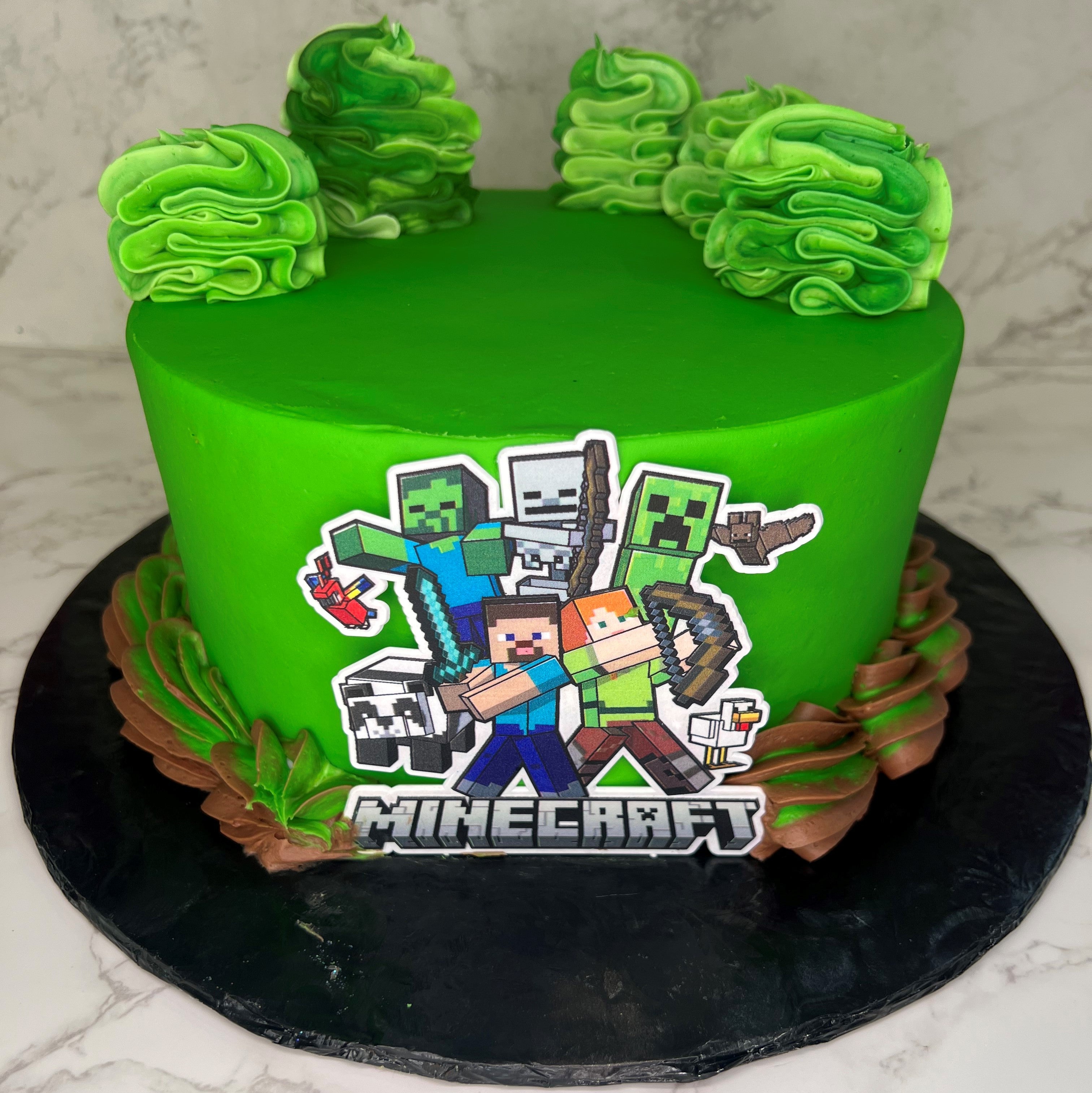 Minecraft Cake – Clay's Bakery
