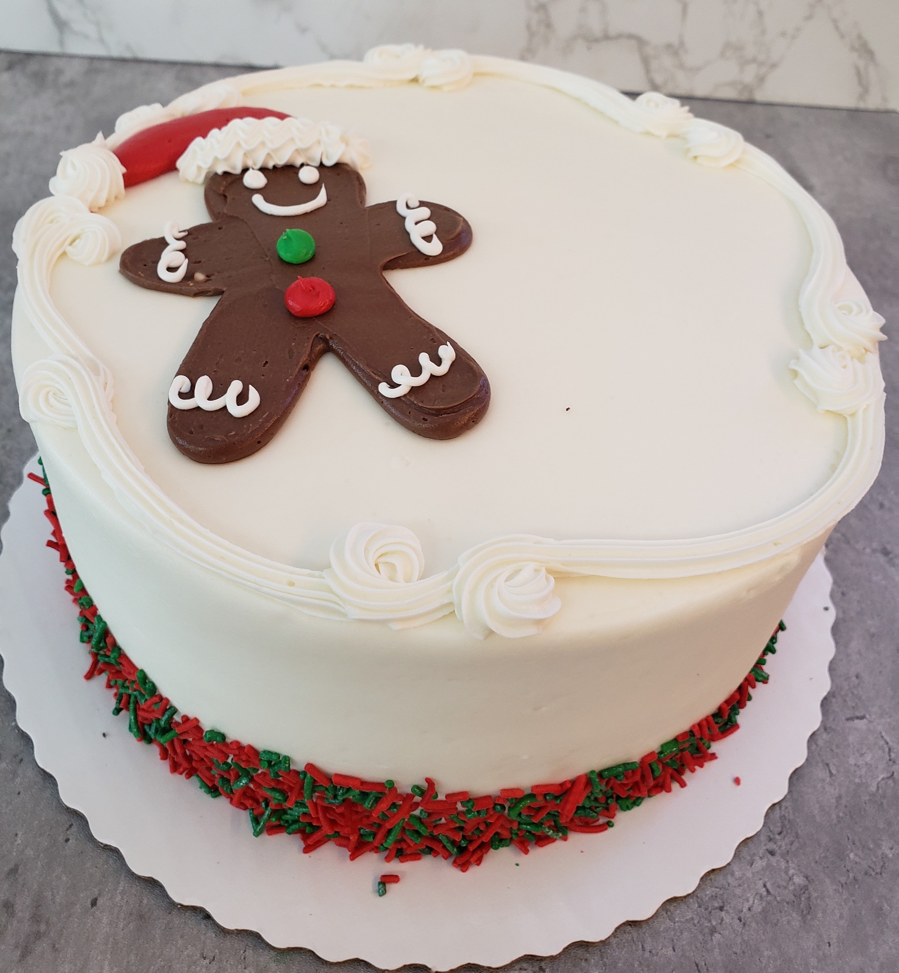 Gingerbread Man Cake – Clay's Bakery